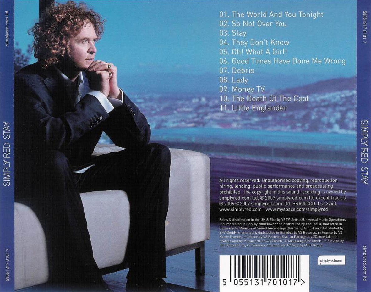 Simply Red Stay : Back | CD Covers | Cover Century | Over 1.000.000 ...